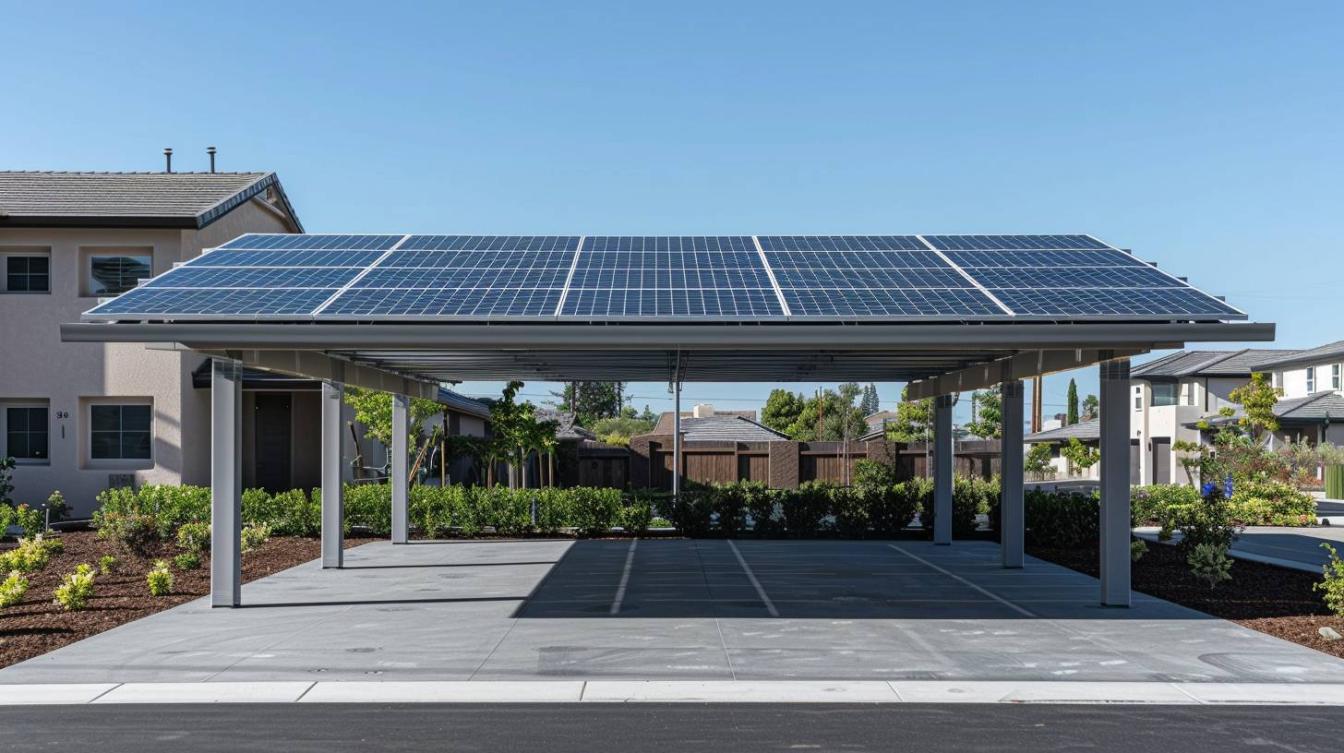 Carports solaires : un atout pour valoriser votre bien immobilier